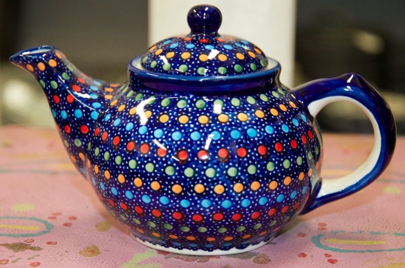 Polish Pottery Teapots for one person from Polkadot Lane Shop UK