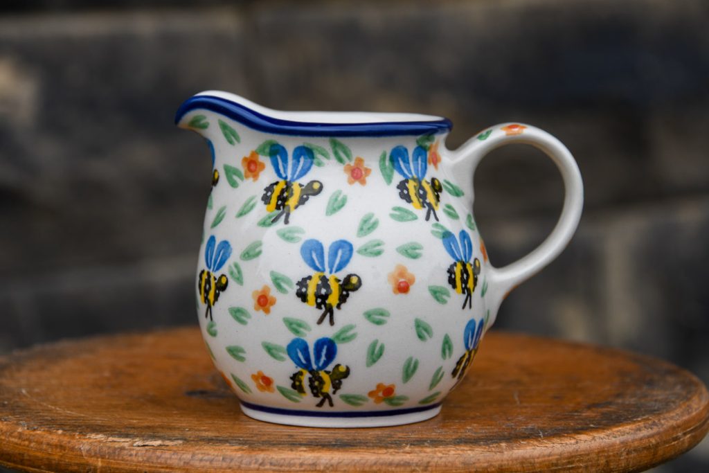 Small Milk Jugs teatime - Polkadot Lane Polish Pottery shop uk