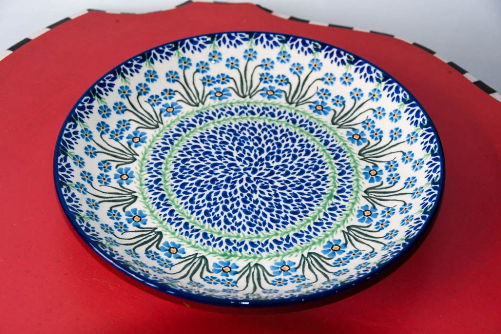 Polish Pottery Dinner Plates Tableware - Polkadot Lane shop