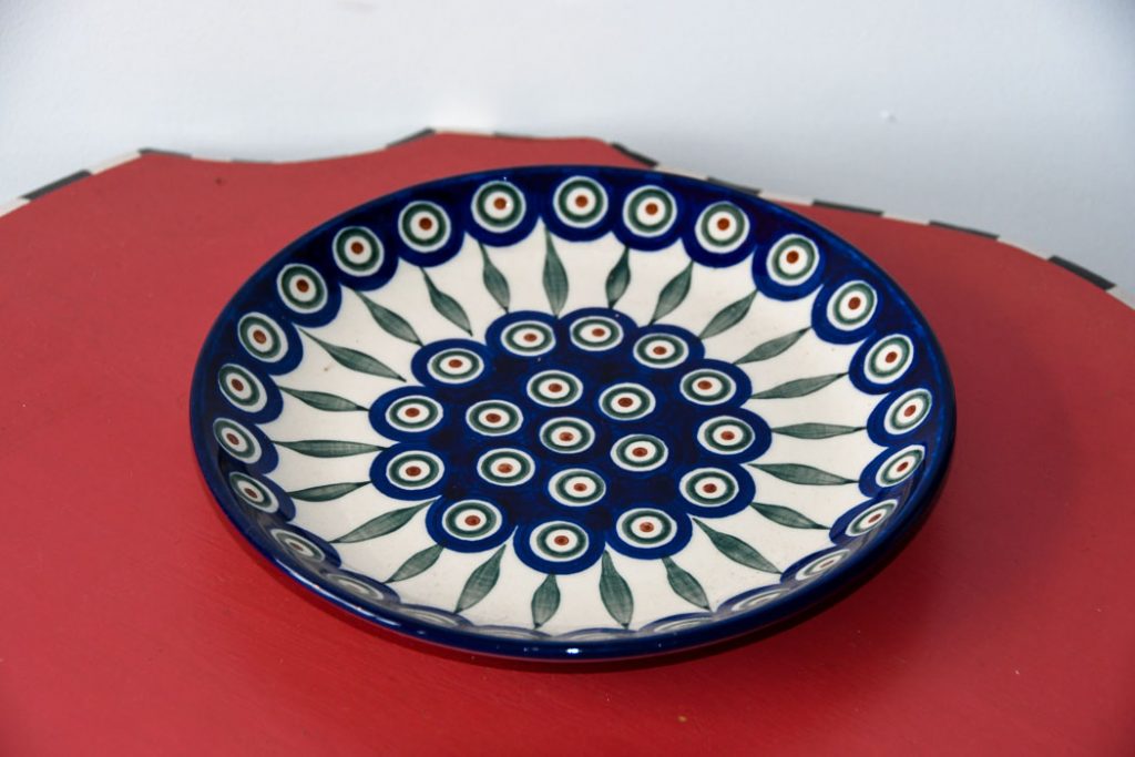 Polish Pottery Dinner Plates Tableware - Polkadot Lane shop