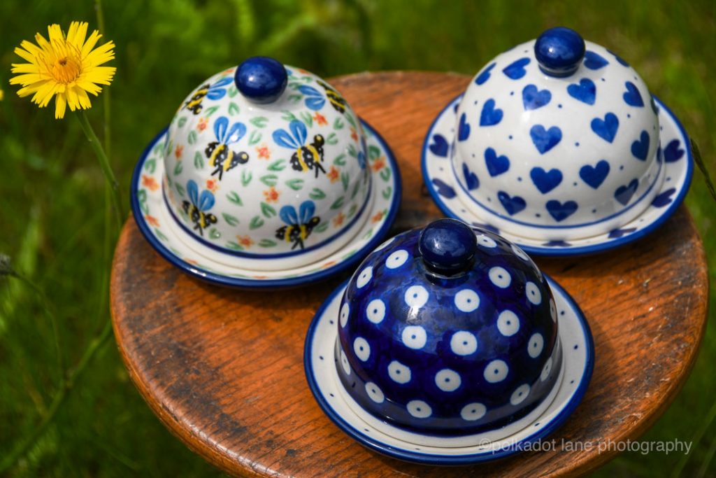 Polish Pottery Tableware Plates Bowls Polkadot Lane UK